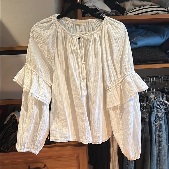 Ulla Johnson | Tops | Ulla Johnson Concetta Tie Neck Blouse | Poshmark